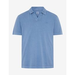 Brax Herren Polo Style PAZ atlantic, Blau, Gr. L