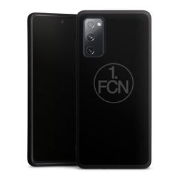 DeinDesign Galaxy S20 FE Handy Premium Silikon H&uuml;lle Handyh&uuml;lle schwarz Case 1. Fc N&uuml;rnberg Logo 1. Fcn Silikon Premium Case