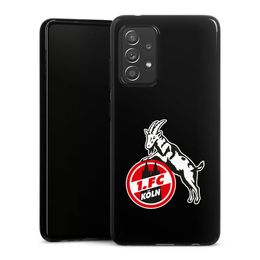 DeinDesign Galaxy A52s 5G Handy Silikon H&uuml;lle Case schwarz Handyh&uuml;lle Transparent 1. Fc K&ouml;ln Logo
