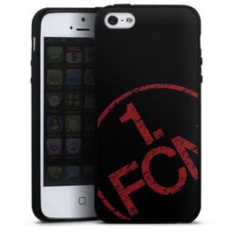 DeinDesign iPhone SE (2016-2019) Handy Silikon H&uuml;lle Case schwarz Handyh&uuml;lle Merchandise Texture 1. Fcn