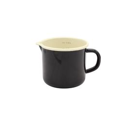 Karl Kr&uuml;ger Milchtopf Serie TRIEST emailiert,16 cm