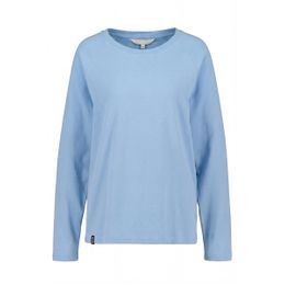 alife and kickin Langarmshirt ALIFE & KICKIN "Damen GaiaAK A Langarmshirt, Shirt", Damen, Gr. L, fjord, 100% Baumwolle (Bio), Shirts Langarmshirt