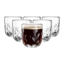 Leonardo Kaffeegl&auml;ser (2) Gocce 220 ml 6er Set