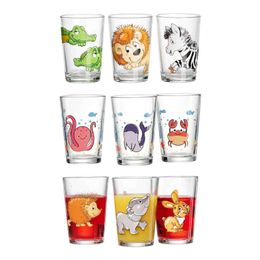 Ritzenhoff & Breker Ritzenhoff & Breker Kindergl&auml;ser Tiere 205 ml 9er Set