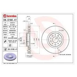 MAGNETI MARELLI Bremsscheibe 360406165801 innenbel&uuml;ftet-Bel&uuml;ftung mit tropfenf&ouml;rmigen Fl&uuml;geln 281mm 26mm f&uuml;r FIAT