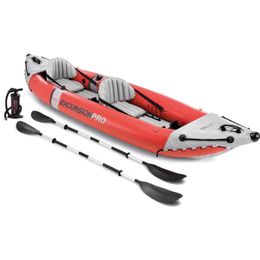 Intex 68309NP - Boot - Excursion Pro Kayak K2 Set (inkl. Alu-Paddel + Pumpe)