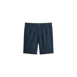 Marc O'Polo Shorts MARC O'POLO "Reso jogger", Damen, Gr. 32, N-Gr, schwarz navy, Web, Obermaterial: 100% Leinen, regular fit, Hosen Shorts