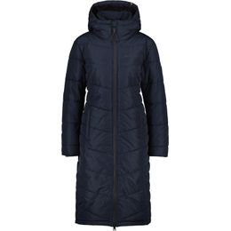 alife and kickin Winterjacke ALIFE & KICKIN "Damen VedaAK A Parka Winterjacke, gef&uuml;tterte Jacke", Damen, Gr. L, blau (marine), 100% Polyester, Jacken Winterjacke, Leichter gef&uuml;tterter Mantel mit weichem Teddyfell Innenfutter