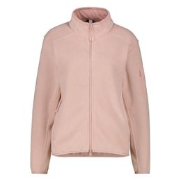 alife and kickin Fleecejacke ALIFE & KICKIN "Damen SagaAK F Fleecejacke, Jacke", Damen, Gr. L, mineral pink, 100% Polyester, Jacken Fleecejacke, mit Rei&sect;verschlusstasche am &euro;rmel und Stehkragen