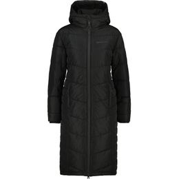 alife and kickin Winterjacke ALIFE & KICKIN "Damen VedaAK A Parka Winterjacke, gef&uuml;tterte Jacke", Damen, Gr. L, schwarz (moonless), 100% Polyester, Jacken Winterjacke, Leichter gef&uuml;tterter Mantel mit weichem Teddyfell Innenfutter