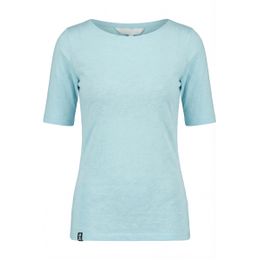 alife and kickin Rundhalsshirt ALIFE & KICKIN "Damen HildeAK A Kurzarmshirt, Shirt", Damen, Gr. L, ice, 100% Baumwolle (Bio), Shirts Rundhalsshirt