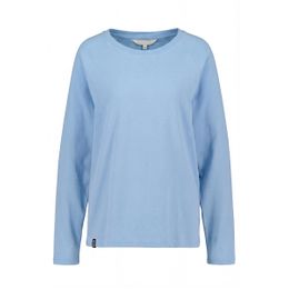 alife and kickin Langarmshirt ALIFE & KICKIN "Damen GaiaAK P Langarmshirt, Shirt", Damen, Gr. L, we are alife vertical, fjord, 100% Baumwolle (Bio), Shirts Langarmshirt