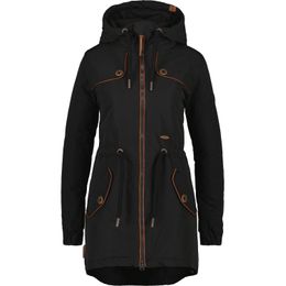 alife and kickin Winterjacke ALIFE & KICKIN "Damen CharlotteAK A Winterjacke, Jacke", Damen, Gr. M, moonless, 100% Polyester, Jacken Winterjacke