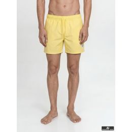 Jack & Jones Badeshorts JACK & JONES "JPSTMAUI TROPIC SOLID SWIM SHORTS SN", Herren, Gr. M, N-Gr, endive, Web, Obermaterial: 100% Polyester, unifarben, Badehosen Badeshorts, Kunstfaser, normal geschnitten