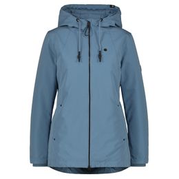 alife and kickin Winterjacke ALIFE & KICKIN "Damen LilouAK A Winterjacke, gef&uuml;tterte Jacke", Damen, Gr. L, blau (elemental blau), 100% Polyester, Jacken Winterjacke, Warm gef&uuml;tterte Jacke mit flauschigen Teddyfell Innenfutter