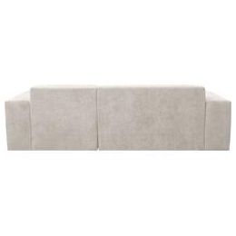 Ecksofa WERK2 "Zeus-L Breite: 253 cm, modern & zeitlos, bequemes Sofa", beige (natur), B:253cm H:70cm T:188cm, 100% Polyester, Sofas, Ecksofa, Curvy Trend Ecksofa mit urbaner Optik