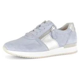Sneaker Gabor "Sneaker low", Damen, Gr. 40,5, blau, Schuhe Sneaker