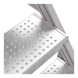 Hymer Podesttreppe R13 fahrbar, einseitig begehbar, 6 Stufen, Standh&ouml;he 1,45 m (638806)