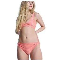 Bikini-Hose Roxy "Wavy Baby Hipster", Damen, Gr. XS, US-Gr&ouml;&szlig;en, camellia, Obermaterial: 77% Microfaser, 13% Nylon, 10% Elasthan;, Badehosen Bikini-Hose