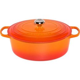 Le Creuset Signature Br&auml;ter Ofenrot Oval 33 cm