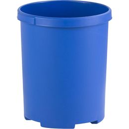 Papierkorb, Kunststoff, Volumen 50 l, Hx&Oslash; 490 x 430 mm, blau kaiserkraft