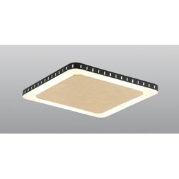 Luce Design Solaris Deckenleuchte LED Schwarz-Gold, Wei&szlig;, 1-flammig