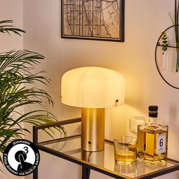 hofstein Guicia Tischleuchte Gold, Messing, 1-flammig