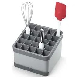 K&uuml;chenorganizer-Set Metaltex "UTILTEX", grau, B:12cm H:21cm T:17cm, Kunststoff, K&uuml;chenhelfer-Sets