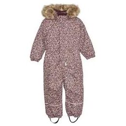 Schneeoverall Minymo "Schneeoverall MISnow", M&auml;dchen, Gr. 128, N-Gr, lila (fig), Obermaterial: 100% Polyester PES., Overalls