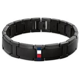 Armband Tommy Hilfiger "JAMESON", schwarz, blau, wei&szlig;, rot, Armb&auml;nder, Damen, 19cm, Edelstahl, Armband