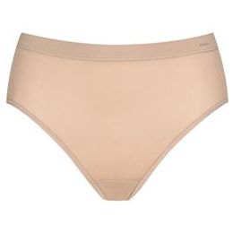 Taillenslip Mey "SERIE EMOTION", Damen, Gr. 40, beige (cream tan), Feinripp, Obermaterial: 50% Viskose, 46% Polyamid, 4% Elasthan, k&ouml;rpernah, Unterhosen Taillenslip, Ohne auftragende Seitenn&auml;hte