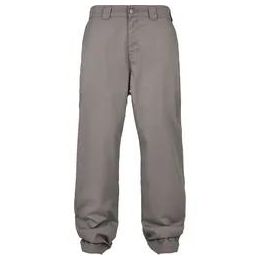 Stoffhose Urban Classics "Urban Classics Herren Classic Workwear Pants", Herren, Gr. 32, Normalgr&ouml;&szlig;en, asphalt, 65% Baumwolle, 35% Polyester, unifarben, loose fit, Hosen Stoffhose