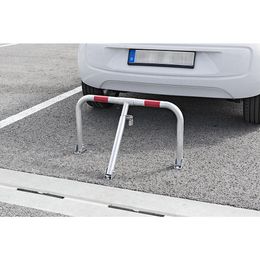 Parkb&uuml;gel mit roten Reflexstreifen, Rohrdurchmesser 40 mm, ab 4 Stk kaiserkraft