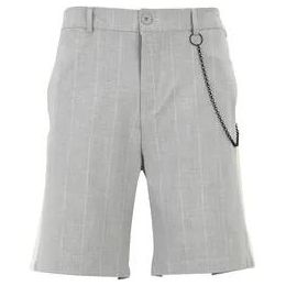 Sweatshorts 2Y Premium "2Y Premium 2Y Wide Pinstripe Shorts", Herren, Gr. XS, US-Gr&ouml;&szlig;en, grau, 70% Baumwolle, 27% Polyester, 3% Elasthan, gestreift, normal, Hosen Sweatshorts