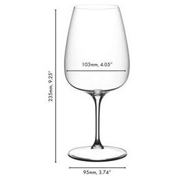 Rotweinglas "Cabernet / Merlot / Cocktail Weingl&auml;ser Grape 830 ml 2er Set transparent", bunt (transparent), Glas, Riedel THE WINE GLASS COMPANY, Trinkgef&auml;&szlig;e, Rotweinglas
