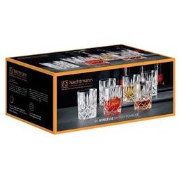 Whiskyglas Nachtmann "Whiskygl&auml;ser Noblesse 295 ml 6er Set transparent", bunt (transparent), Glas, Trinkgef&auml;&szlig;e, Whiskyglas