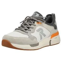 Sneaker Rieker "Rieker Sneaker Textil", Herren, Gr. 42, wei&szlig;, grau, Textil, Schuhe Sneaker