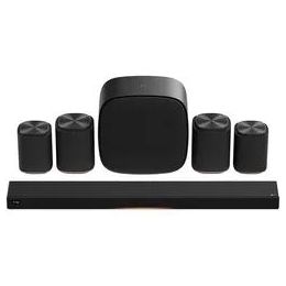 LG Soundbar "Sound Suite M7 Satellit", schwarz, B:17,7cm H:23,8cm T:17,7cm, Lautsprecher, Dolby Atmos FlexConnect-Technologie