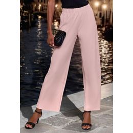 Lascana Schlupfhose violett Gr. 36/38 f&uuml;r Damen. Nachhaltig.