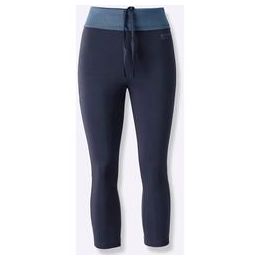 7/8-Hose Catamaran, Damen, Gr. 36/38, Normalgr&ouml;&szlig;en, blau (marine, jeansblau), 95% Baumwolle, 5% Elasthan, unifarben, lang, Hosen 7/8-Hose