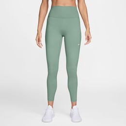 Trainingstights Nike "W NK DF ONE HR 7/8 TIGHT USEAM", Damen, Gr. L, N-Gr, steam, wei&szlig;, Obermaterial: 80% Polyester, 20% Elasthan, Hosen, schnell trocknendes Material, atmungsaktiv, sportlicher Stil