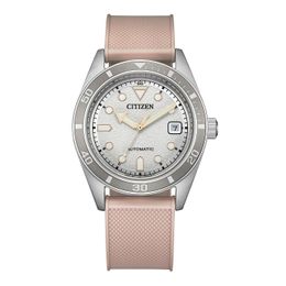 Automatikuhr Citizen "Diver Looking Automatik Unisex size", altrosa, silberfarben, Armbanduhren, Herren, Automatikuhr, Armbanduhr, Damenuhr, Herrenuhr, analog, Big Date
