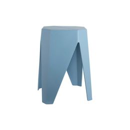 Leitmotiv Stapelhocker Cherish, Hellblau, Kunststoff, rechteckig, 29 cm, stapelbar, Esszimmer, St&uuml;hle, Hocker