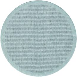 Ayyildiz Outdoorteppich Giza Blau &Oslash; ca. 200cm