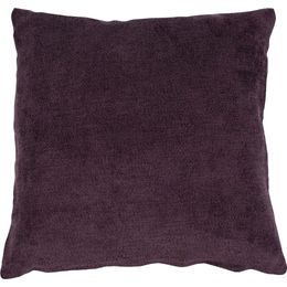 G&ouml;zze Dekokissen G&Ouml;ZZE "Muri", lila (brombeer, unifarben), B:60cm L:60cm, Obermaterial: 100% Polyester, Dekokissen_Sitzkissen_Kissenh&uuml;llen, in vielen Unifarben