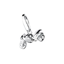 Charm-Einh&auml;nger "Motorrad, Silber 925", silber, Giorgio Martello MILANO, Charms, Damen, Silber 925 (Sterlingsilber)