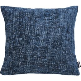 Dekokissen done. "Glow", dunkelblau, unifarben, B:60cm H:1cm L:60cm, Polyester, Dekokissen_Sitzkissen_Kissenh&uuml;llen