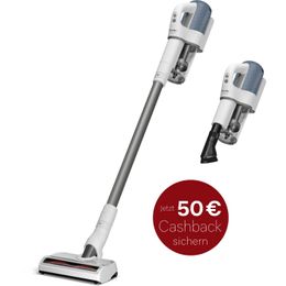 Miele Akku-Hand-und Stielstaubsauger "Duoflex HX1 Akku Staubsauger, 2in1-Funktion, 3,15 kg leicht", bunt (wei&szlig;, blau), B:26cm H:125cm T:26cm, Akkusauger, Brilliantwei&szlig; Spacegrey Terrarot