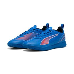 Fu&szlig;ballschuh Puma "ULTRA 6 PLAY IT JR", Kinder, Gr. 38,5, ultra blau, Puma wei&szlig;, glowing rot, Synthetik, Schuhe Fu&szlig;ballschuh, f&uuml;r Halle und Stra&szlig;e, f&uuml;r Jugendliche
