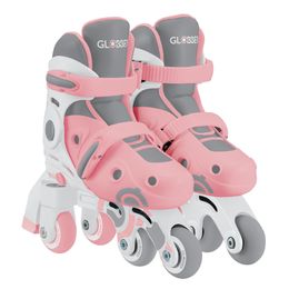 Inlineskates Globber "LEARNING SKATES 2in1, Gr. 30,33", rosa, Inlineskates_Rollschuhe, Kinder, (bis 60 kg)